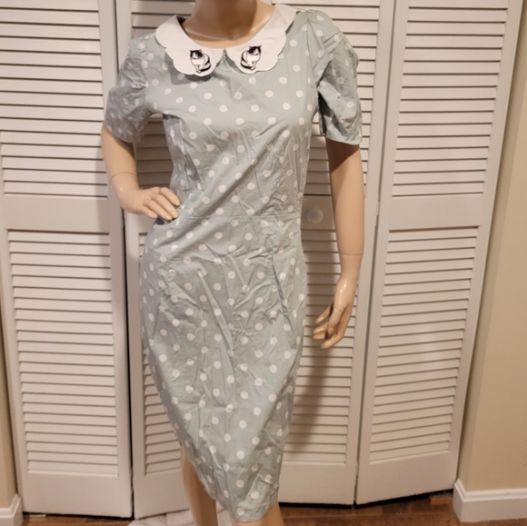 Trolly Dolly | Dresses | Retro Vintage Style Trollied Dolly Mint Green ...
